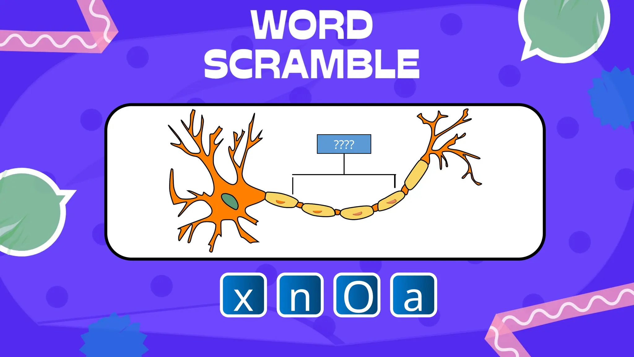 Word Scramble NERVE CELL.pptxbbbbbbbbbbbbbbbbbbbbbbbbbbbbbbbbb | PPTX