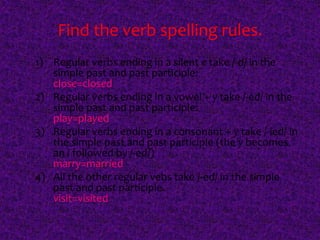 Words ending project final | PPT