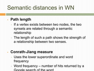 Word sense disambiguation and lexical chains construction using wordnet ...
