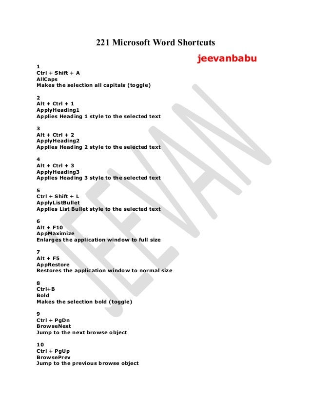 Microsoft word keyboard shortcuts superscript - learnserg