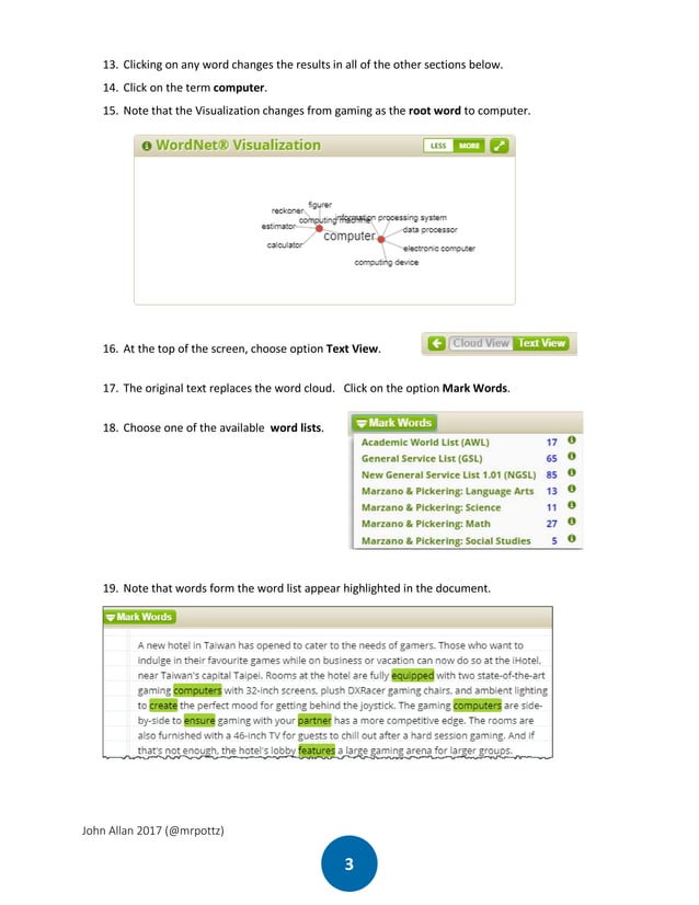 Data Driven Learning - using WordSift | PDF