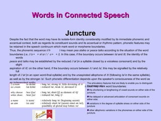 Words in connected speech | PPT