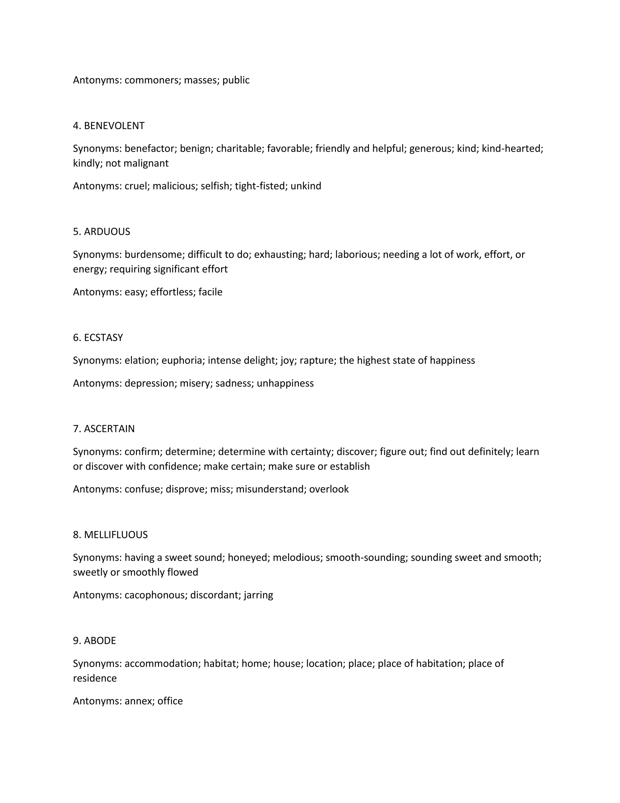 Words In Context Sat Practice Questions | PDF