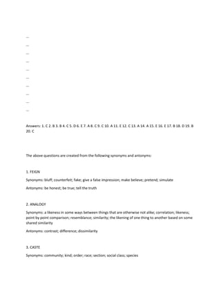 Words In Context Sat Practice Questions | PDF