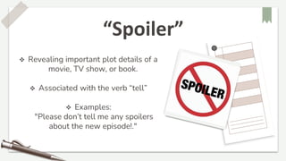 Words in english and their difference between countries | PPT