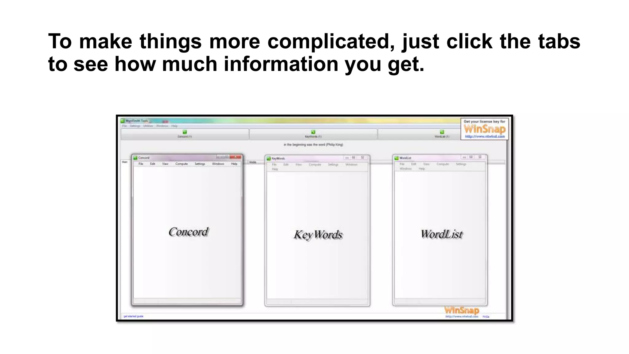 WordSmith the Concordancer | PPT