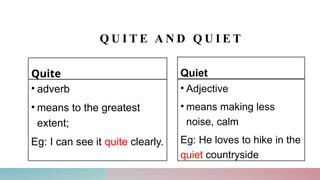 Words often Confused which helps you in Understand | PPTX