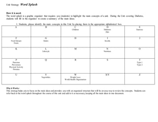 Word splash diabetes | DOCX