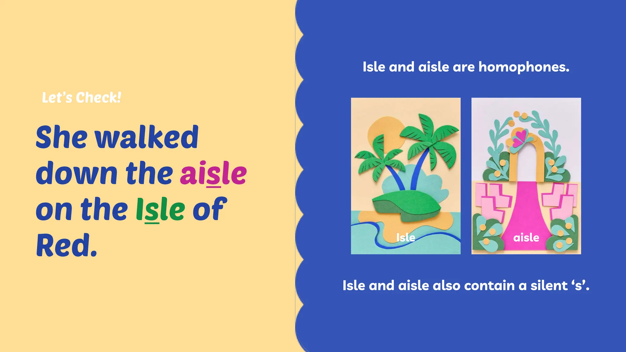 Words That Confuse Homophones and Silent Letters Education Presentation ...