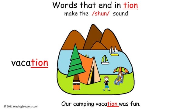 Teaching kids easily confused #word endings, #tion and #sion. Both make ...