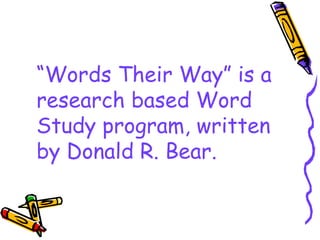 Words their way | PPT