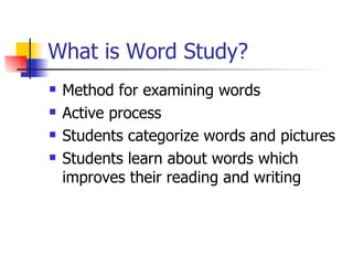 Words Their Way | PPT