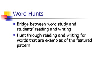 Words Their Way | PPT