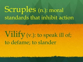 Vilify Definition
