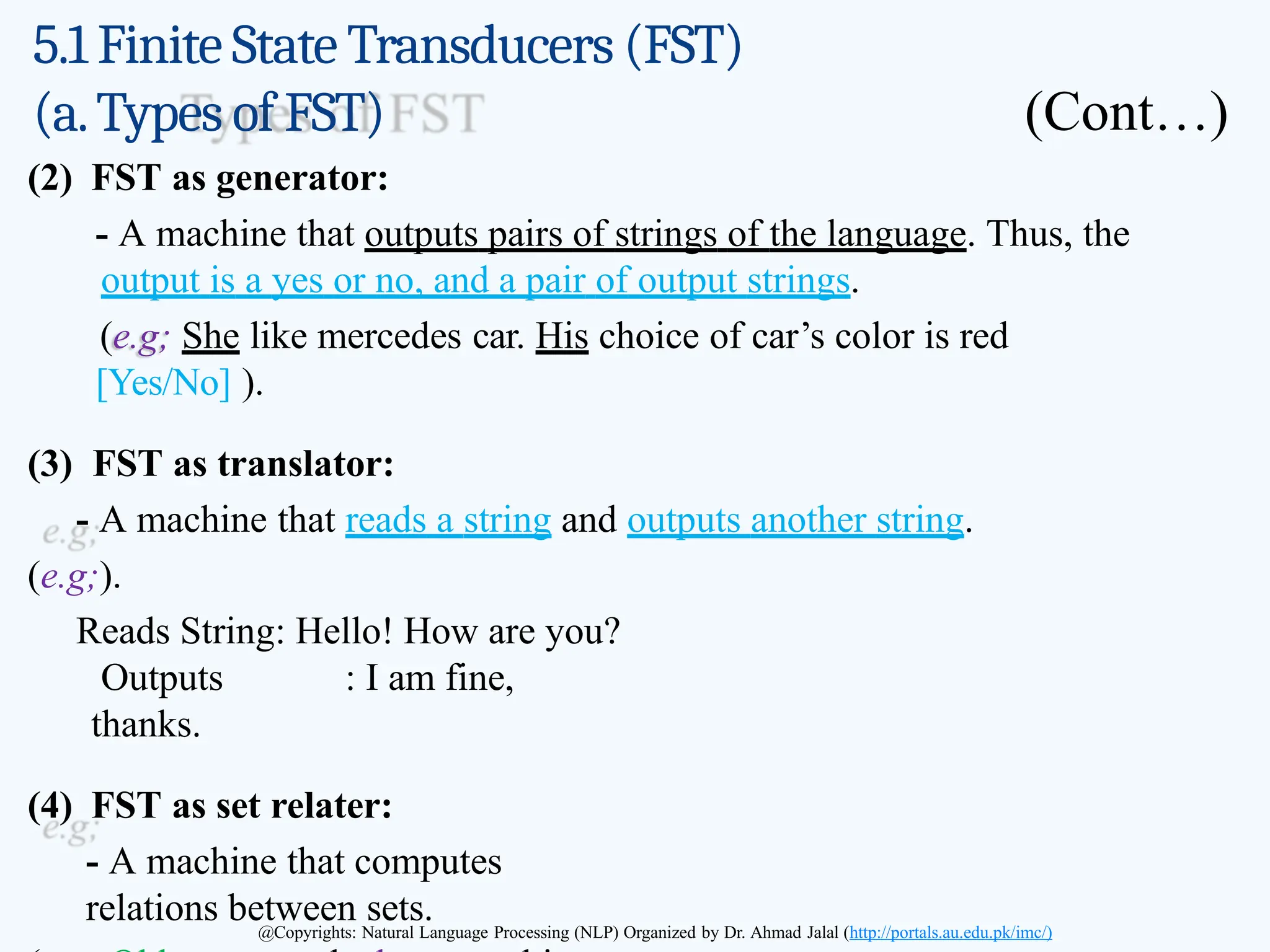 Words _Transducers Finite state transducers in natural language processing | PPTX