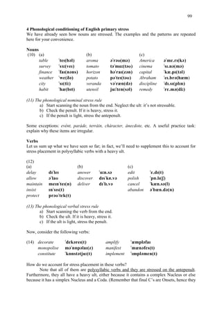 Word stress | PDF