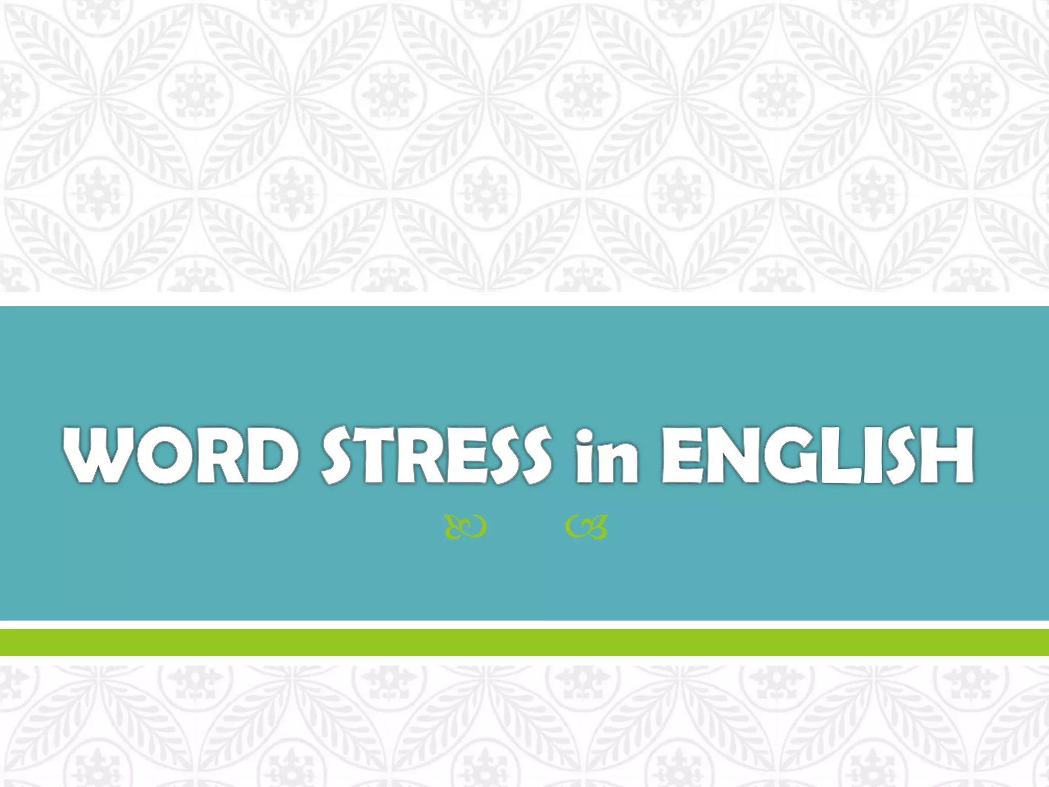 Word Stress in English.pdf