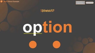 Word Stress rules esl .pptx