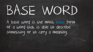 Word structures | PDF