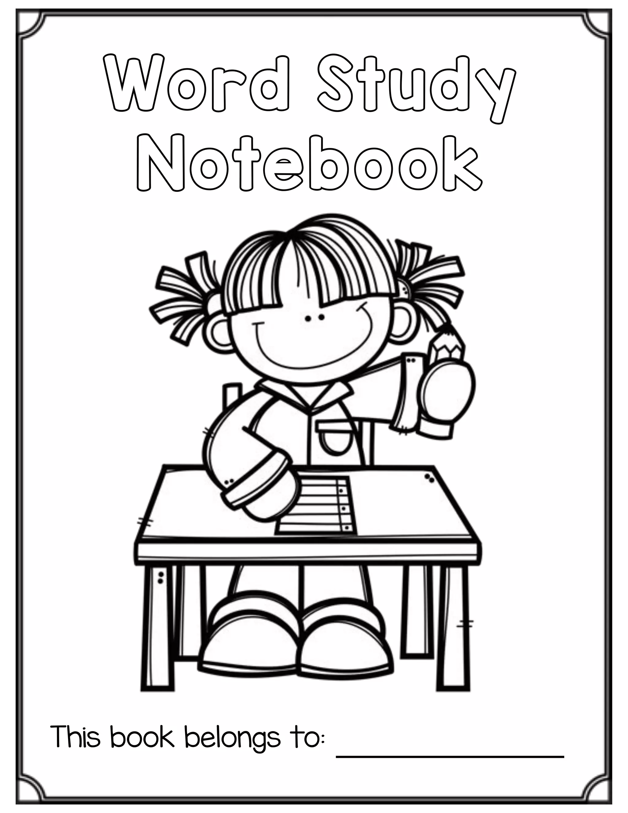 Word studysortsandworkbook | PDF