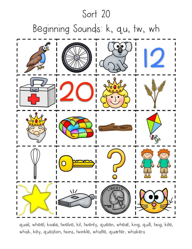 Word studysortsandworkbook | PDF