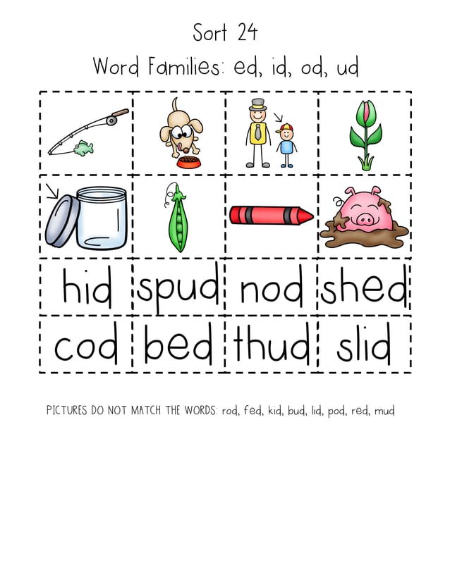 Word studysortsandworkbook | PDF