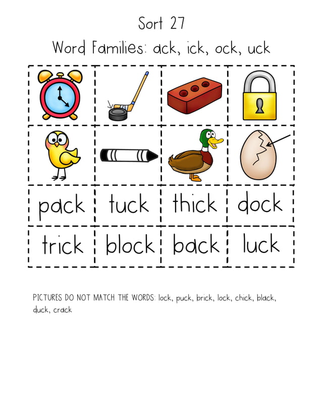 Word studysortsandworkbook | PDF