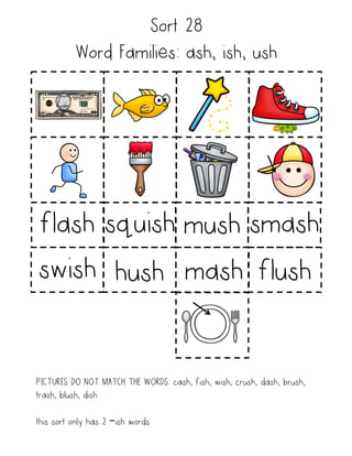 Word studysortsandworkbook | PDF