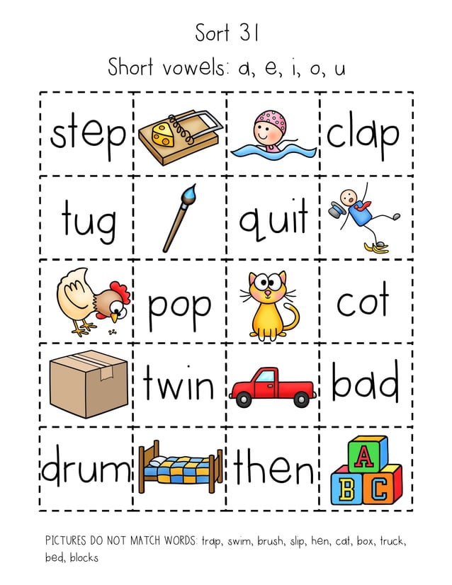 Word studysortsandworkbook | PDF