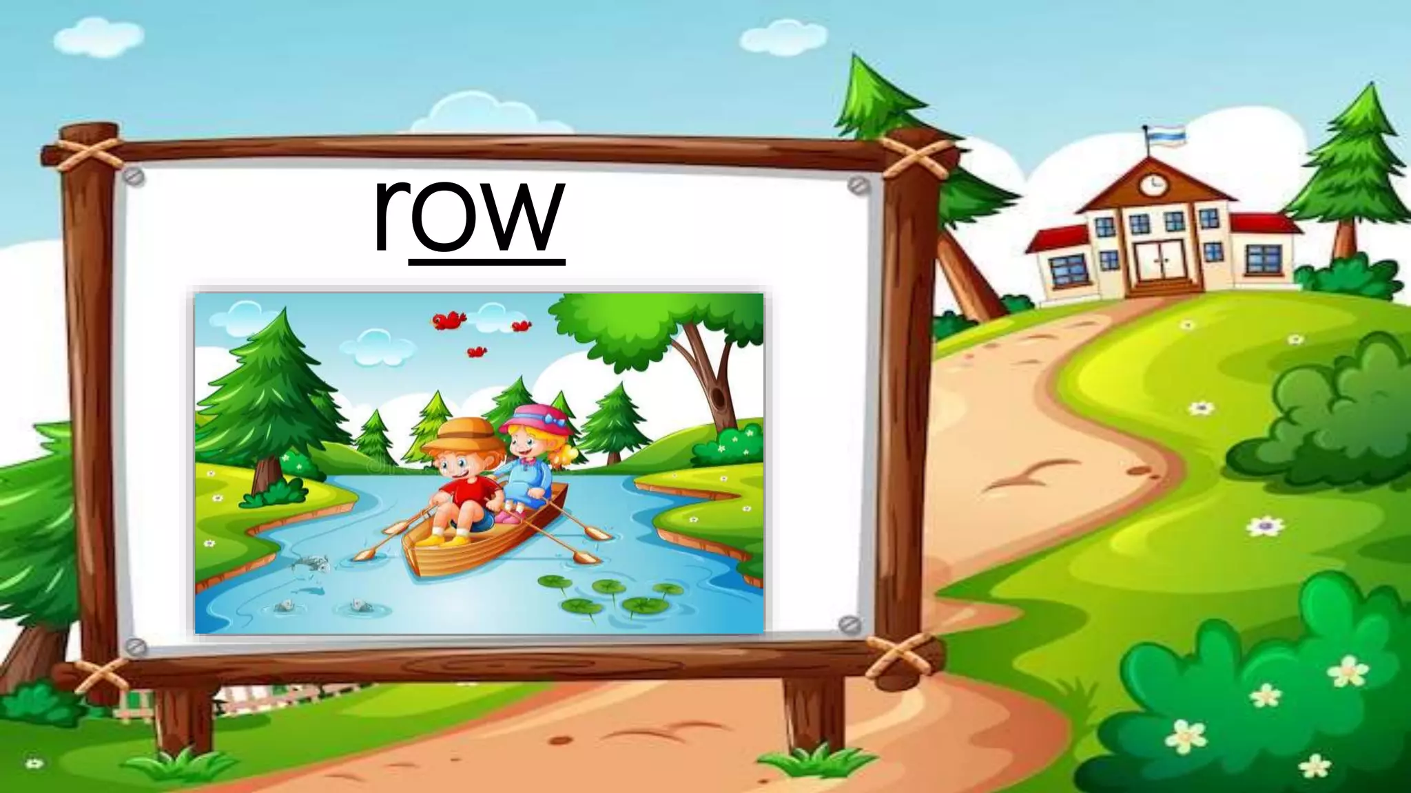 Words with the Long /o/ Sound Spelled as ow, oa, and o_e | PPTX