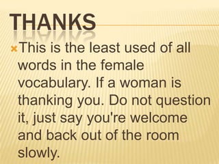 Words women use | PPTX