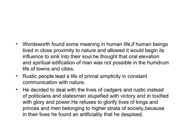 William Wordsworth's Theory of Poetry.ppt