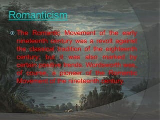 Wordsworth as a poet | PPTX