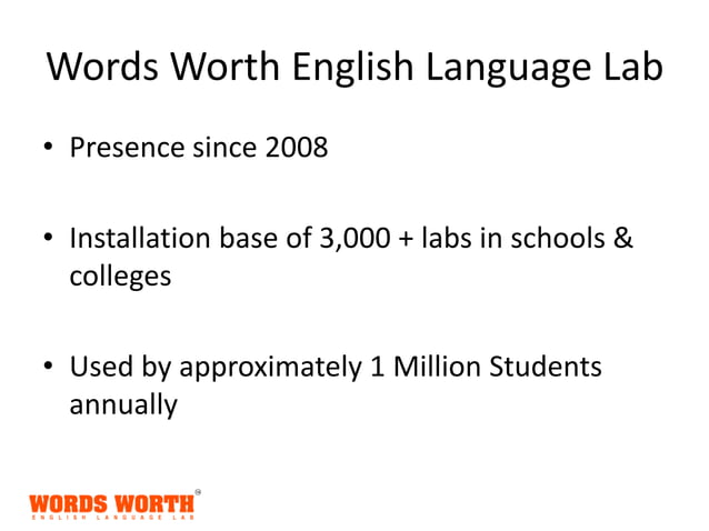 Wordsworthlanguagelabguide abhijeet dawle | PPTX