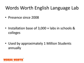 Digital English Language Lab for Schools | PPTX