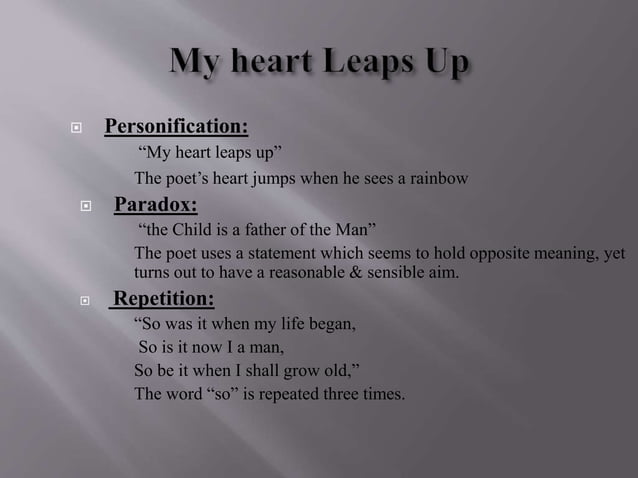 Rhetorical Interpretation of William Wordsworth poems | PPT