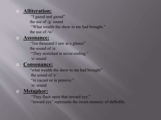 Rhetorical Interpretation of William Wordsworth poems | PPT