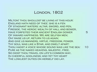 Wordsworth Power Point | PPT