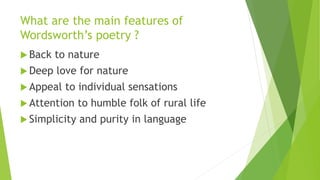 Wordsworth presentation | PPT