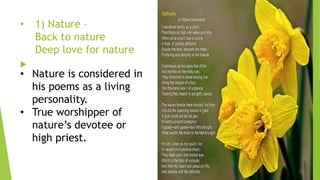 Wordsworth presentation | PPTX