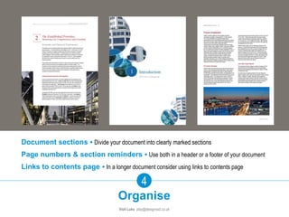 Word to Wow document in 4 easy steps | PDF