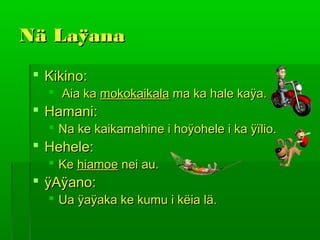 ʻŌlelo Hawaiʻi Word types | PPT