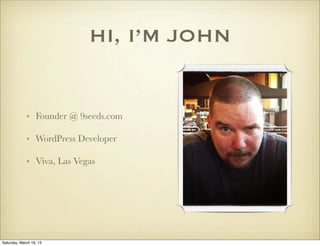 An into to using $wpdb with your own database tables | PPT