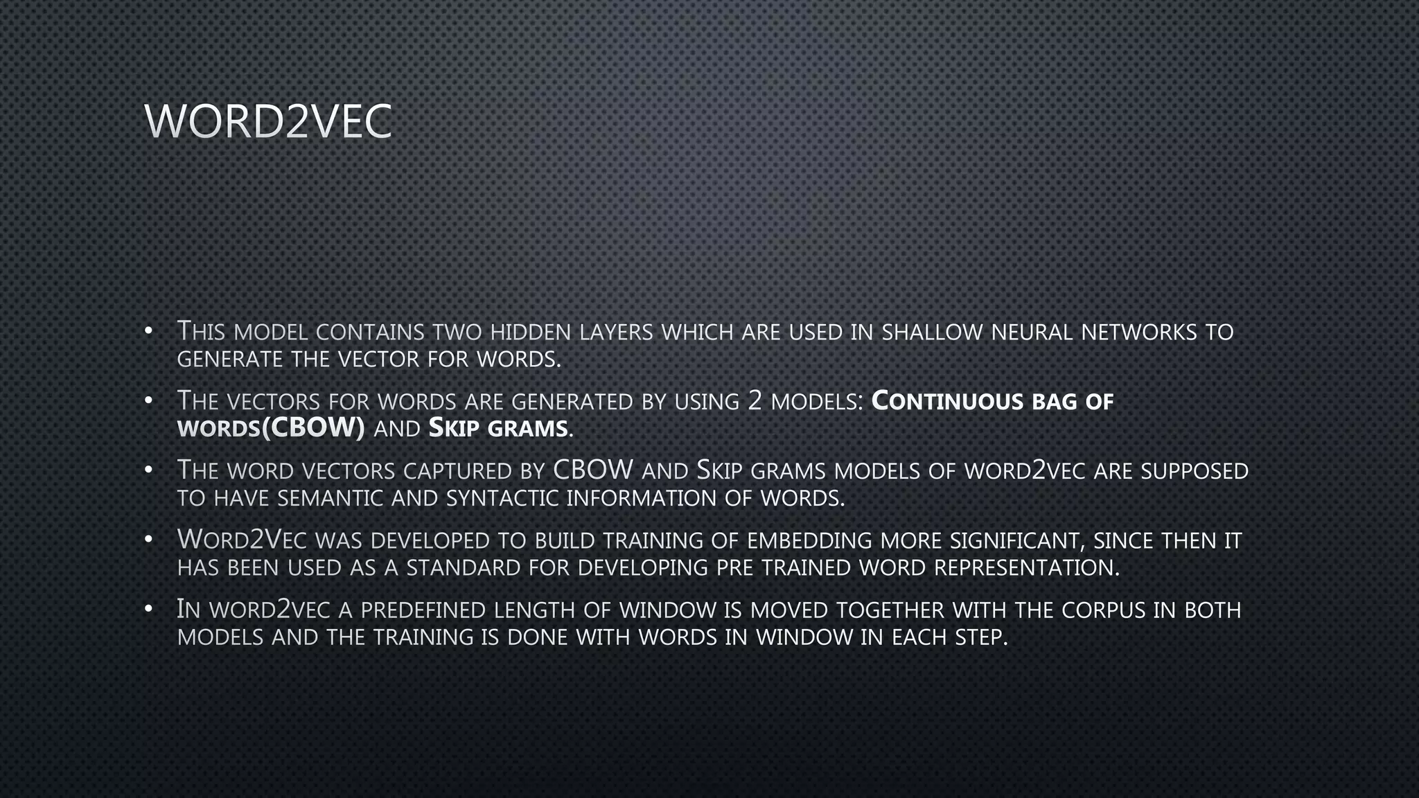 Text Mining Word Vectorization Ppt