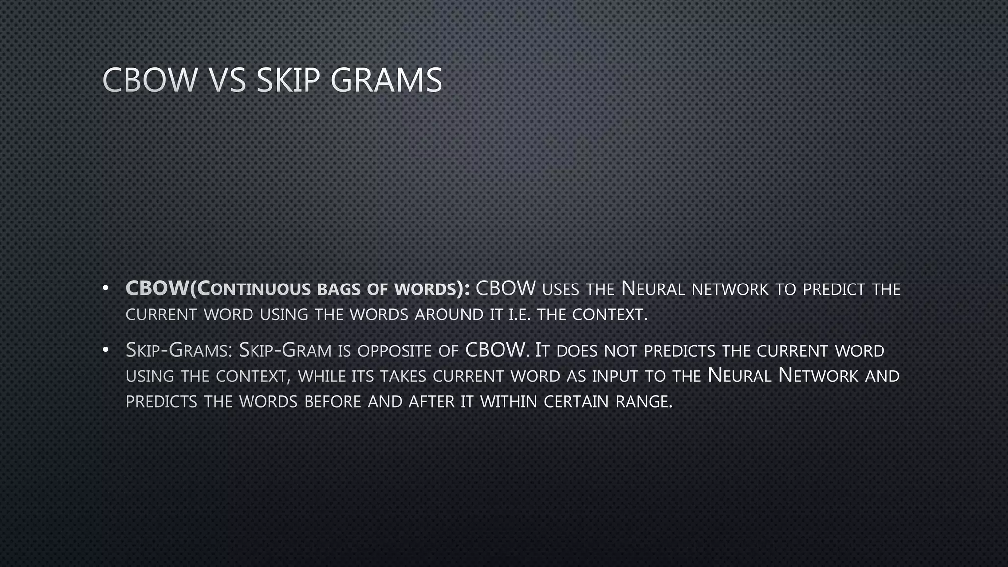 Text Mining Word Vectorization Ppt