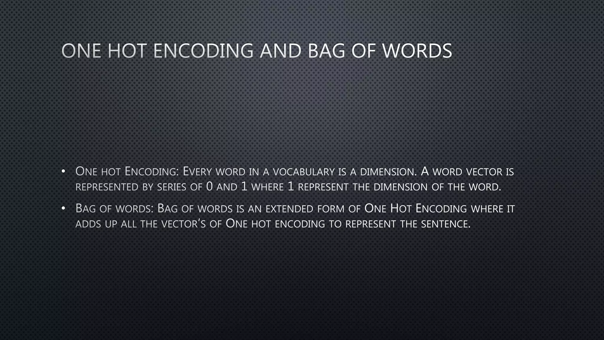 Text Mining: Word vectorization | PPTX
