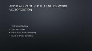 Text Mining: Word vectorization | PPT