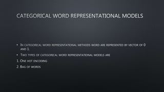 Text Mining: Word vectorization | PPT