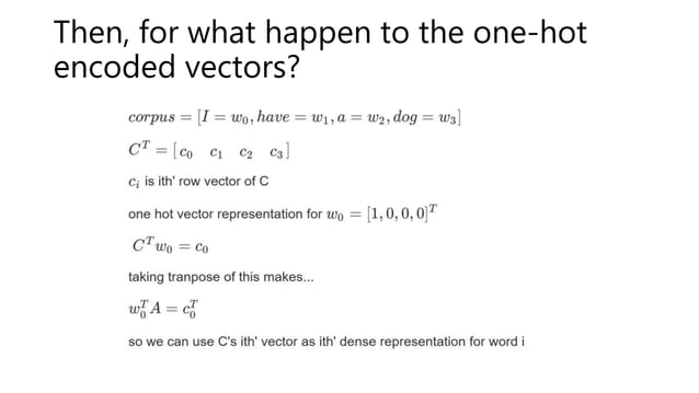 Word vectorization(embedding) with nnlm | PPT