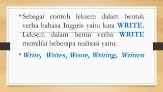 Word vs lexeme by pak faizal | PPTX